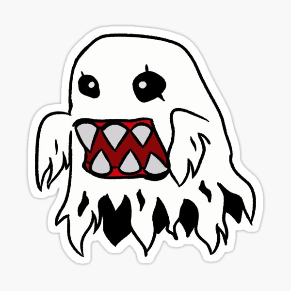 "Pixel to drawing: Bakemon" Sticker by gotmuson | Redbubble