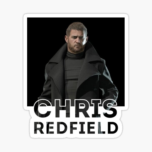 "Chris Redfield creative poster design" Sticker for Sale by ...