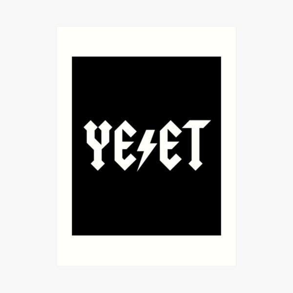 "Yeet Logo" Art Print by SQWEAR | Redbubble