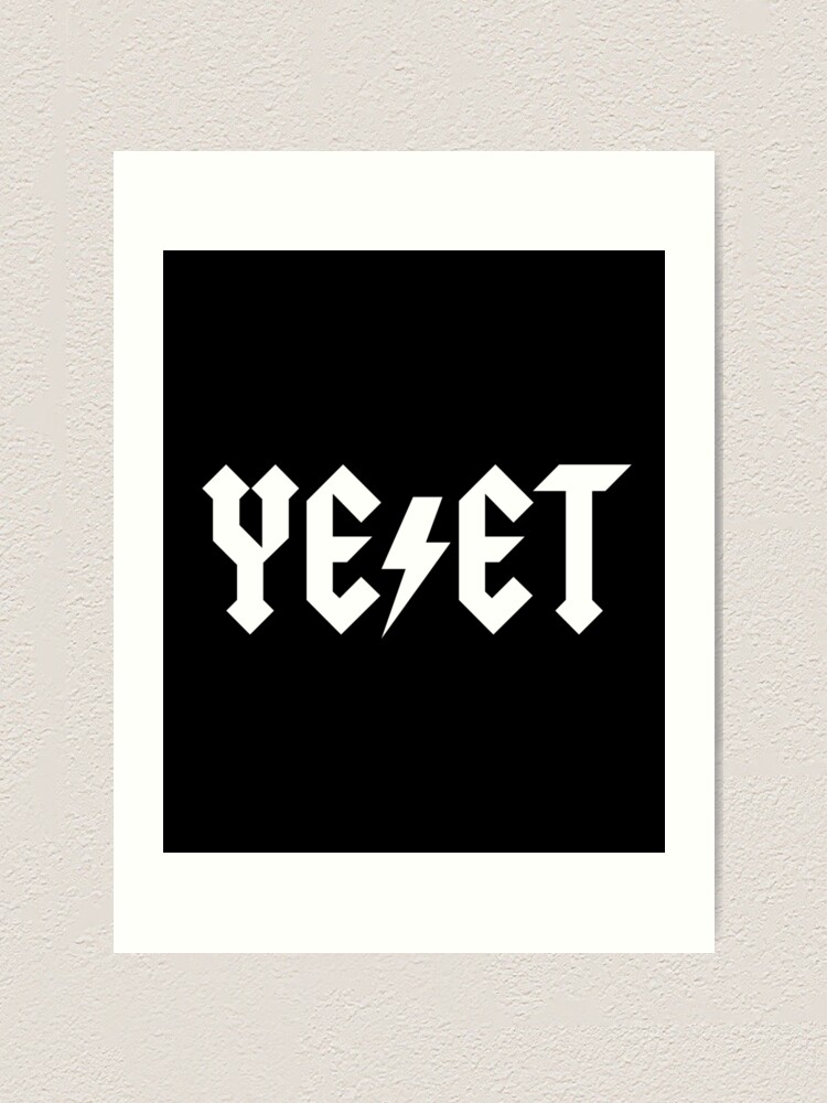 "Yeet Logo" Art Print by SQWEAR | Redbubble