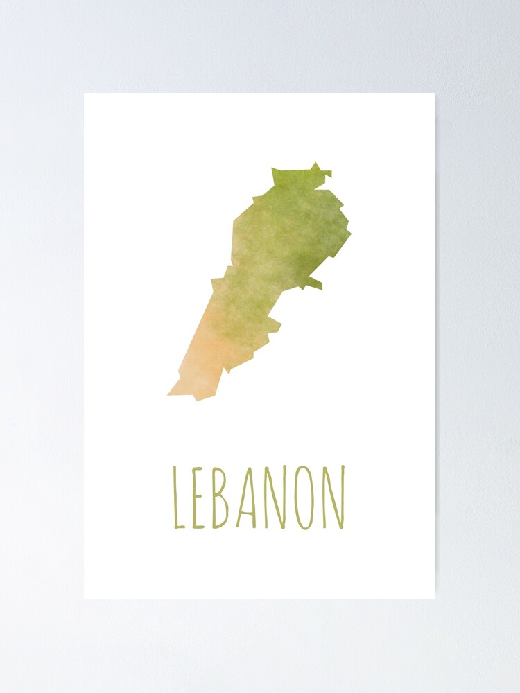 "lebanon" Poster by Motivburg | Redbubble