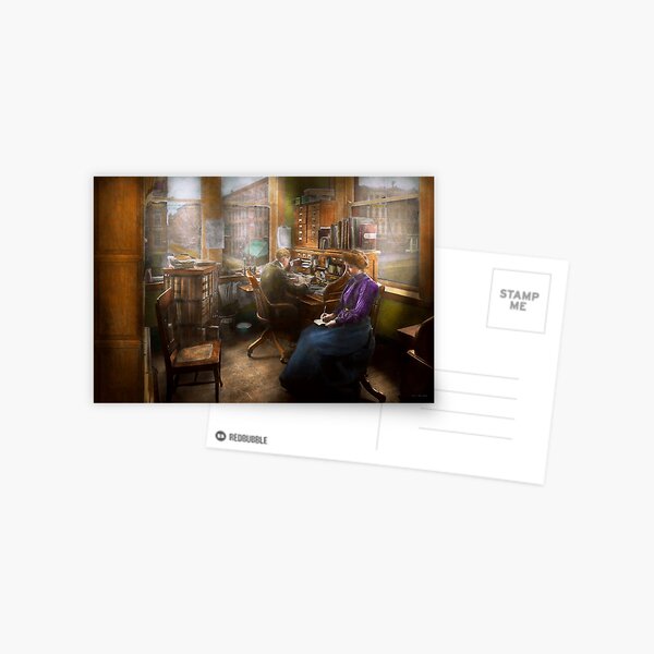 "Lawyer - Always taking notes - 1902" Postcard for Sale by Michael ...
