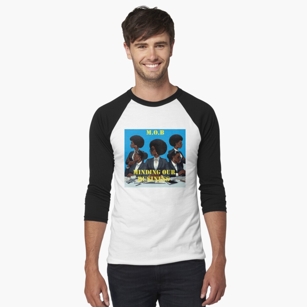 "M.O.B. Minding Our Business" Sticker for Sale by ZAMIAH | Redbubble