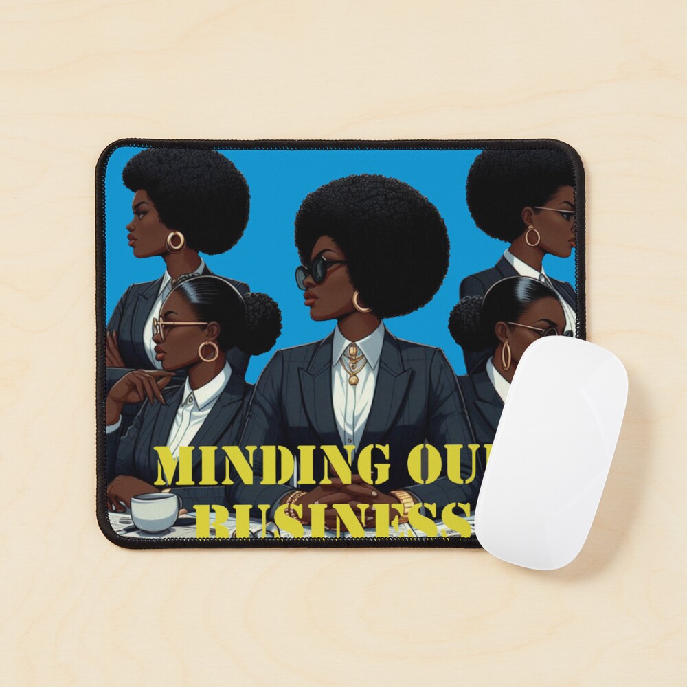 "M.O.B. Minding Our Business" Sticker for Sale by ZAMIAH | Redbubble