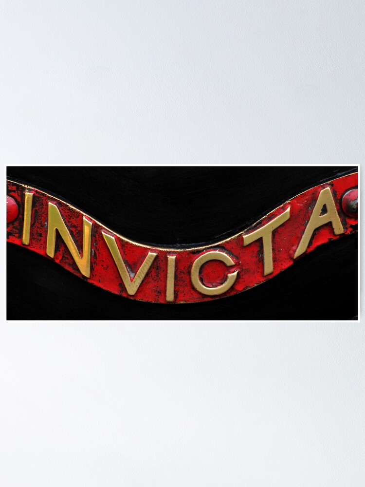 "Invicta" Poster for Sale by garethstamp | Redbubble