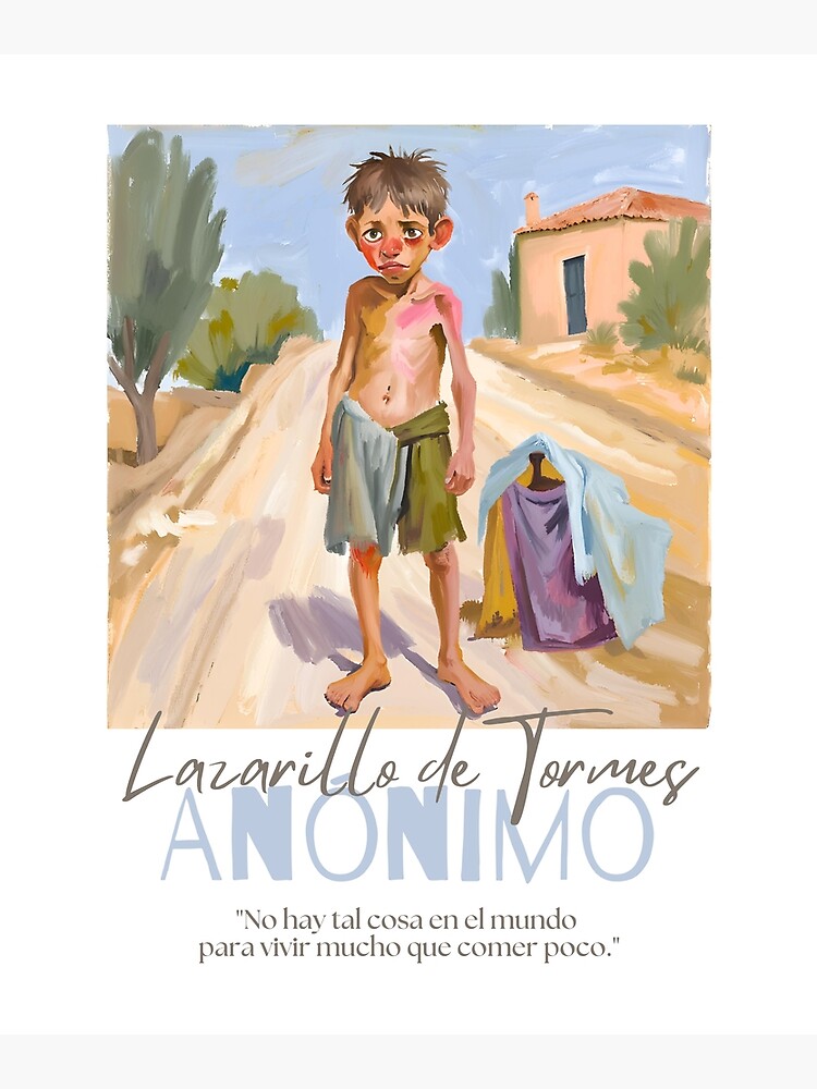 "Hunger in the 'Lazarillo de Tormes'" Poster by Filologica | Redbubble