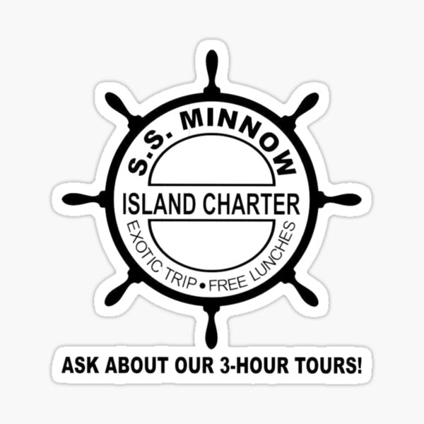 "SS MINNOW" Sticker for Sale by Forevertshirts | Redbubble