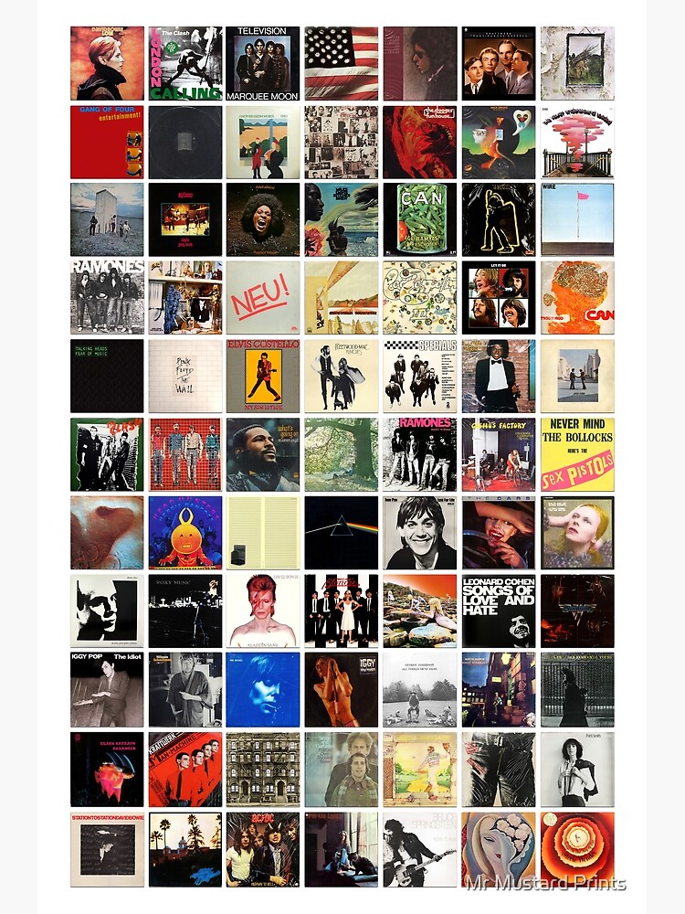 "70s Vinyl Covers - 1970s Music - Vintage Album Cover Art" Poster for ...