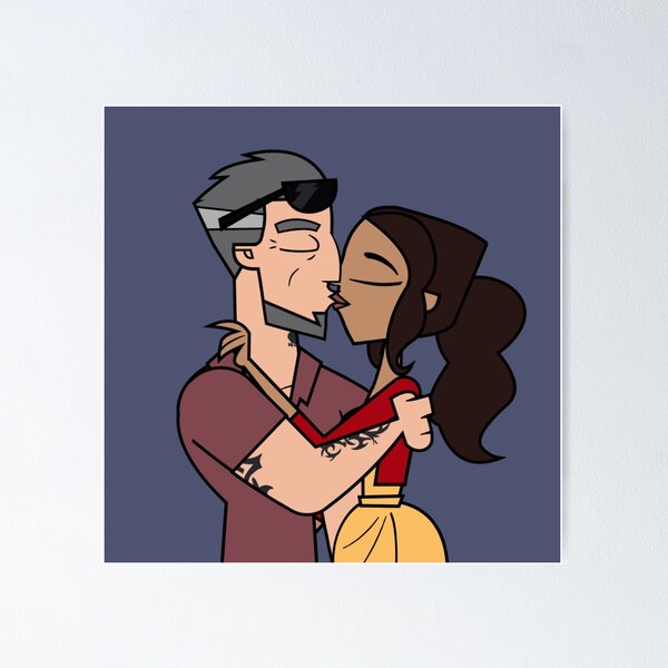 "Connor X Riya kiss, Disventure camp " Poster for Sale by Athena1212 ...