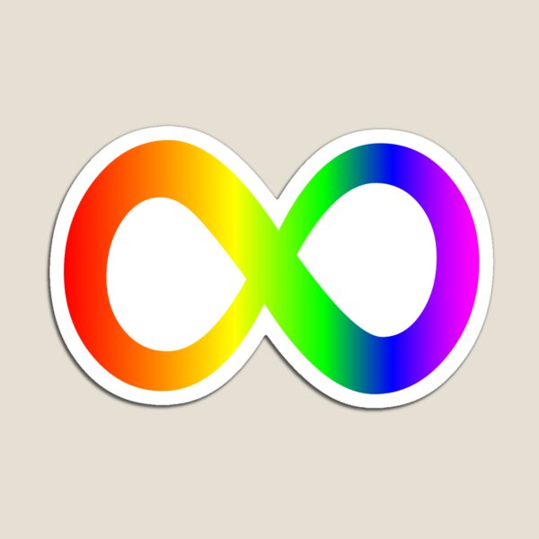 Autism Awareness Infinity Symbol Magnets | Redbubble