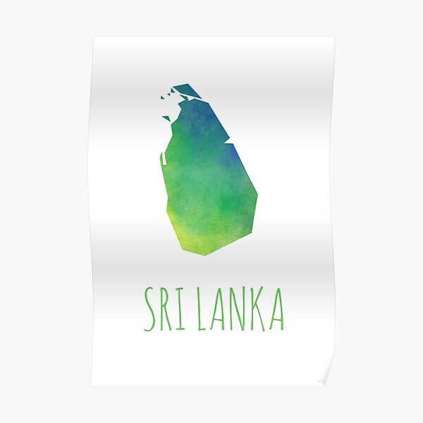 "Sri Lanka" Poster for Sale by Motivburg | Redbubble