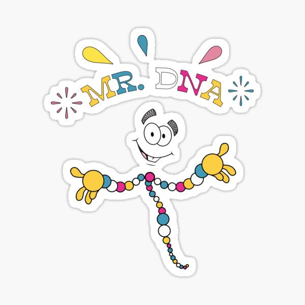 Mr Dna Stickers | Redbubble