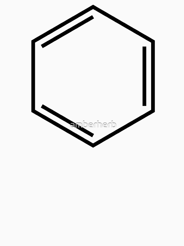 "Benzene Chemistry Molecula Science Minimalism Hippie T-Shirts" T-shirt ...