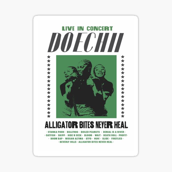 "Doechii Live In Concert" Sticker for Sale by MollyGirl116 | Redbubble