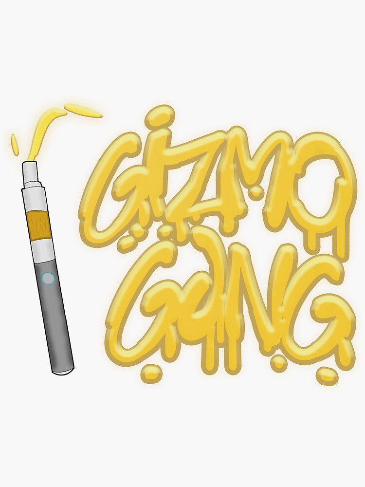 "Funny Vaping 'Gizmo Gang' Design" Sticker for Sale by dappscrafts ...