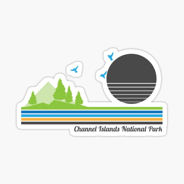 "Channel Islands National Park" Sticker by NationalParksCo | Redbubble