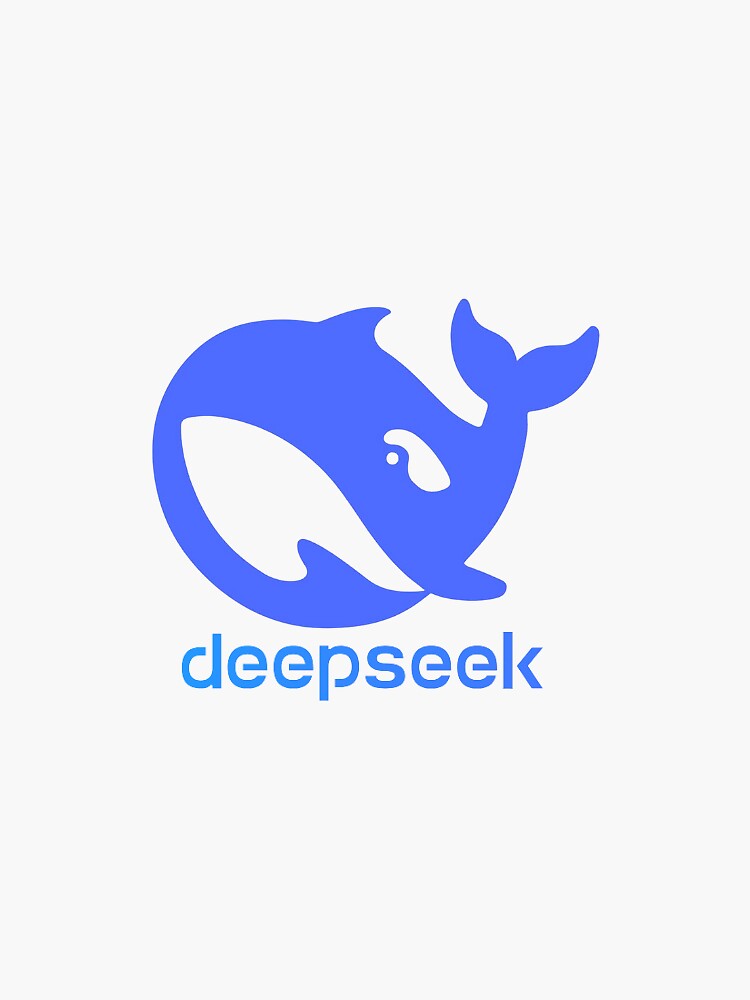 "DeepSeek logo " Sticker for Sale by Trialloja | Redbubble