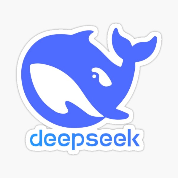 "DeepSeek logo " Sticker for Sale by Trialloja | Redbubble