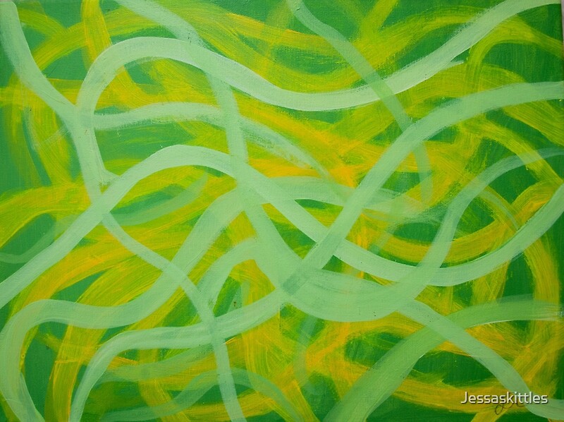 "Green Abstract" by Jessaskittles | Redbubble