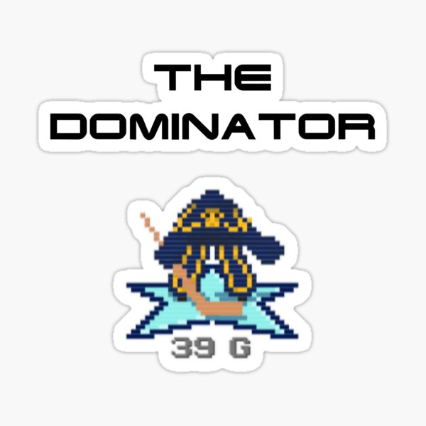 "8bit hockey The Dominator" Sticker for Sale by dasniper14 | Redbubble