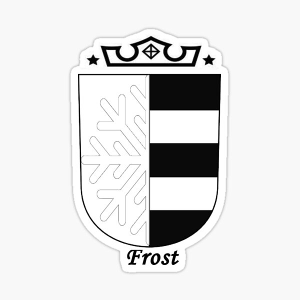"Team Frost Crest" Sticker for Sale by ngw6741 | Redbubble