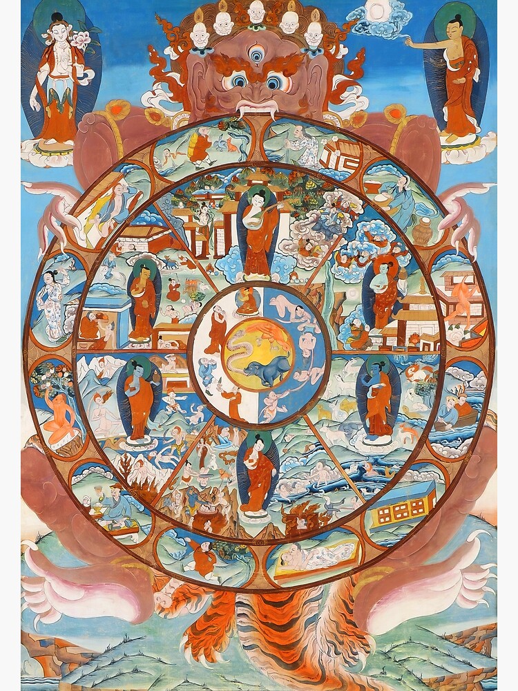 Buddhist Karma Wheel