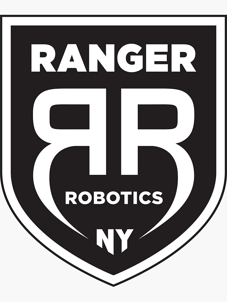 "Ranger Robotics B&W Logo" Sticker for Sale by Ranger3015 | Redbubble