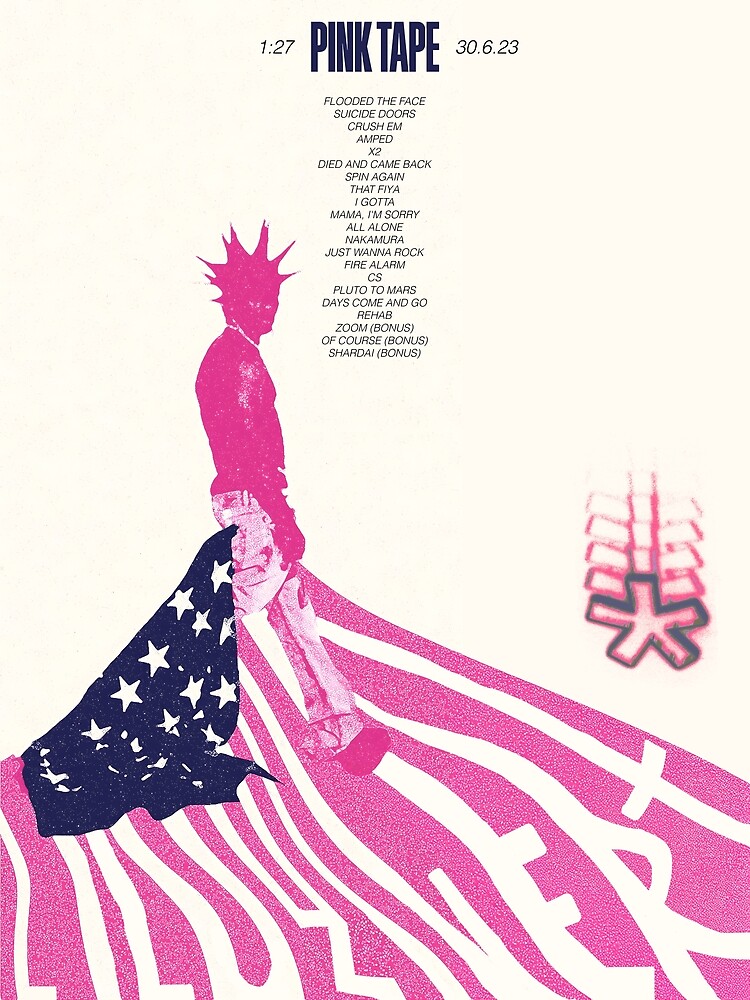 "Lil Uzi Vert Pink Tape Album Poster" Poster for Sale by 070Fly | Redbubble