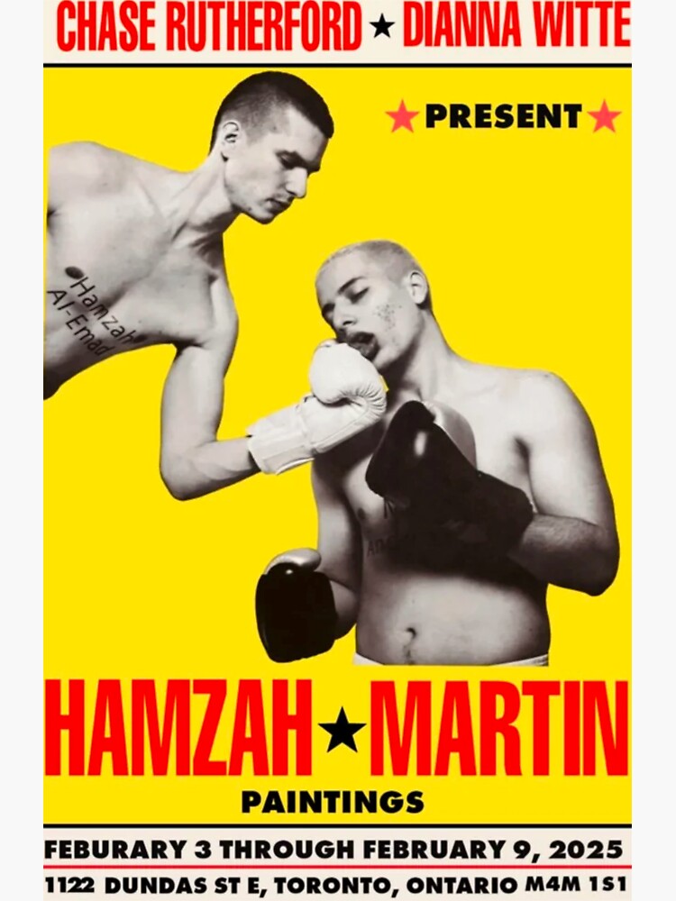 "SlushyNoobz Hamzah Vs. Martin Boxing Poster" Sticker for Sale by ...