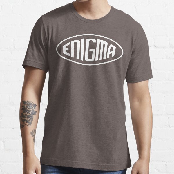 "Enigma Machine Logo (White)" T-shirt for Sale by warbirdwear ...
