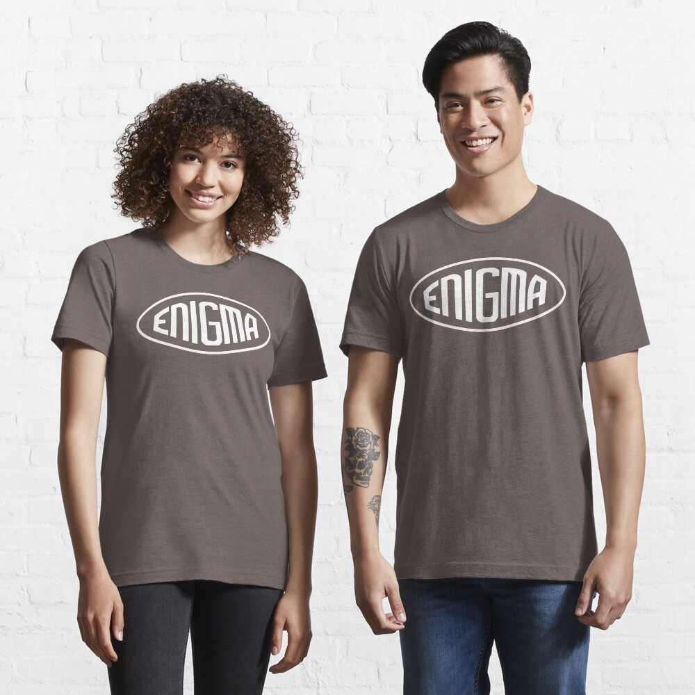 "Enigma Machine Logo (White)" T-shirt for Sale by warbirdwear ...