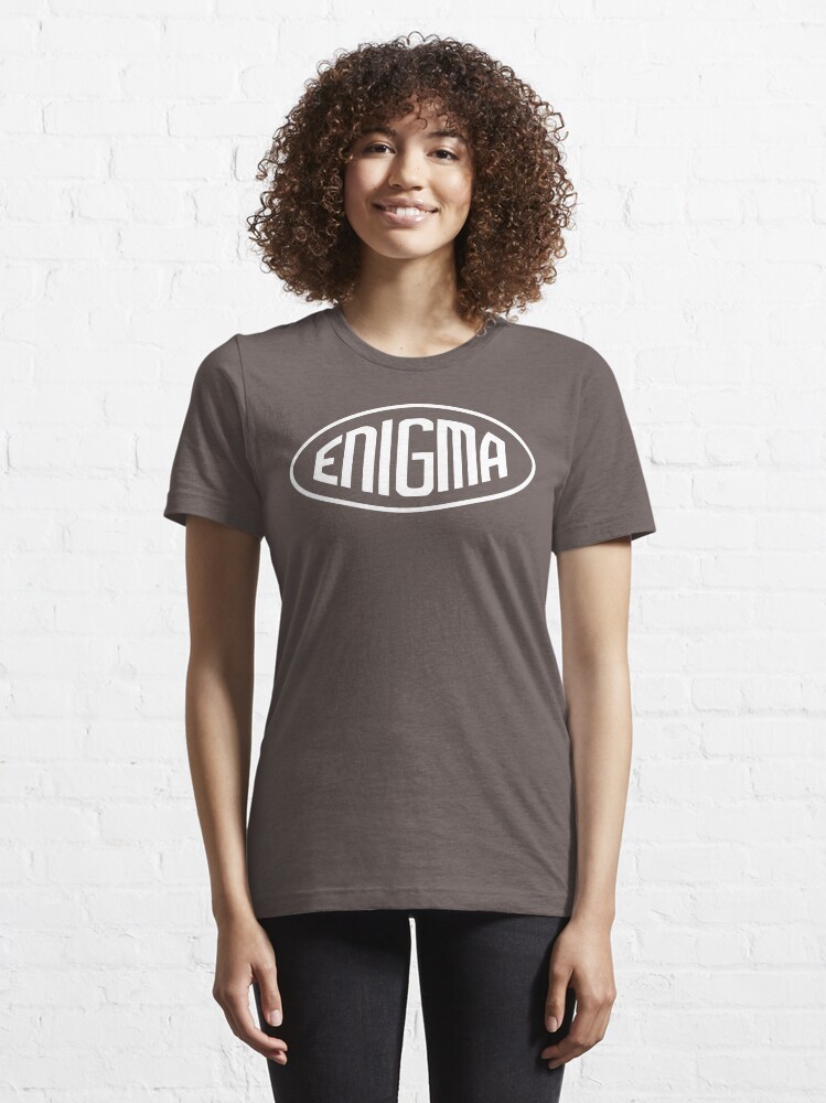 "Enigma Machine Logo (White)" T-shirt for Sale by warbirdwear ...