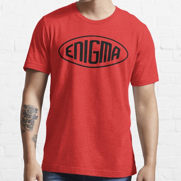 "Enigma Machine Logo (Black)" T-shirt for Sale by warbirdwear ...