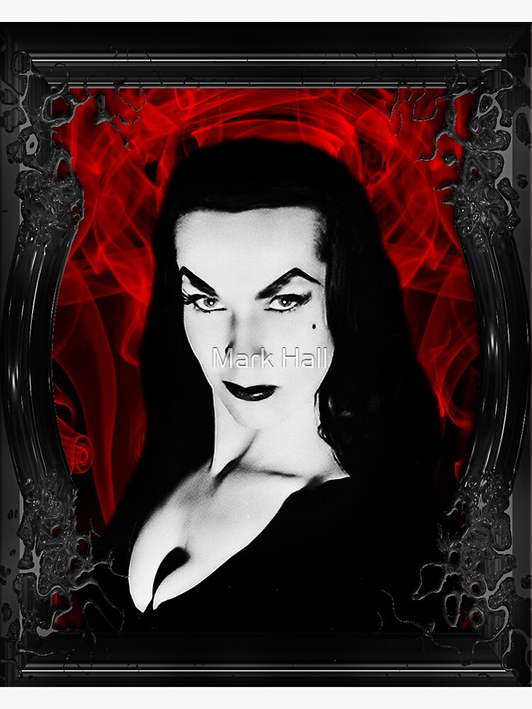 "VAMPIRA 7" Sticker for Sale by hornedquad | Redbubble
