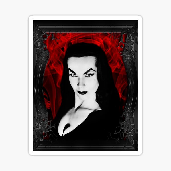 "VAMPIRA 7" Sticker for Sale by hornedquad | Redbubble