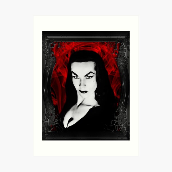 "VAMPIRA 7" Art Print for Sale by hornedquad | Redbubble