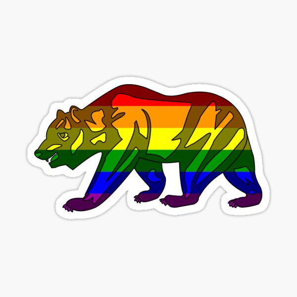 "Pride Bear!" Sticker for Sale by somekindofguru | Redbubble
