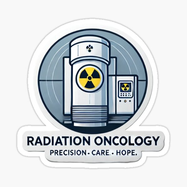 "radiation oncology" Sticker for Sale by EuropeanPrints | Redbubble