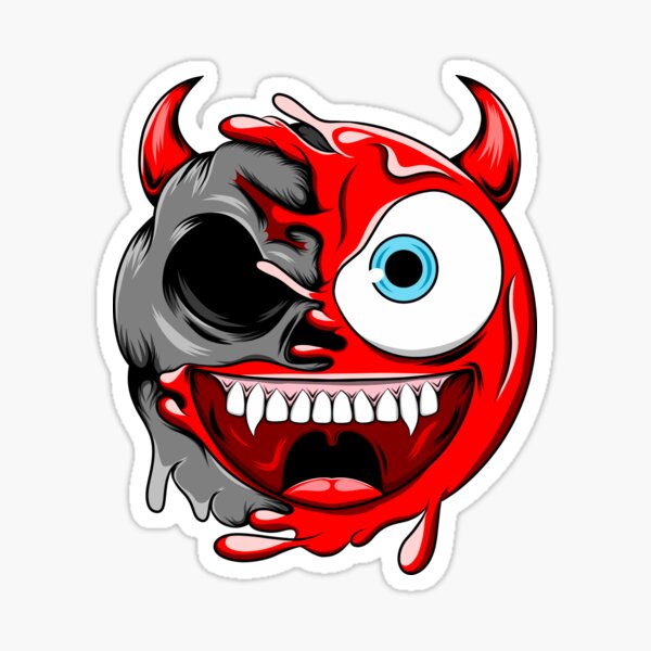 "Devil Emoji" Sticker for Sale by QuirkyTees4U | Redbubble