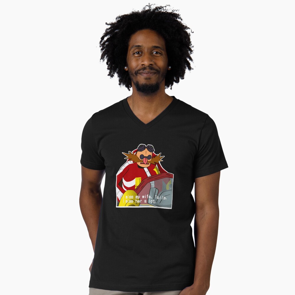 ""i miss my wife tails" snapcube eggman" Sticker for Sale by ham-bible ...