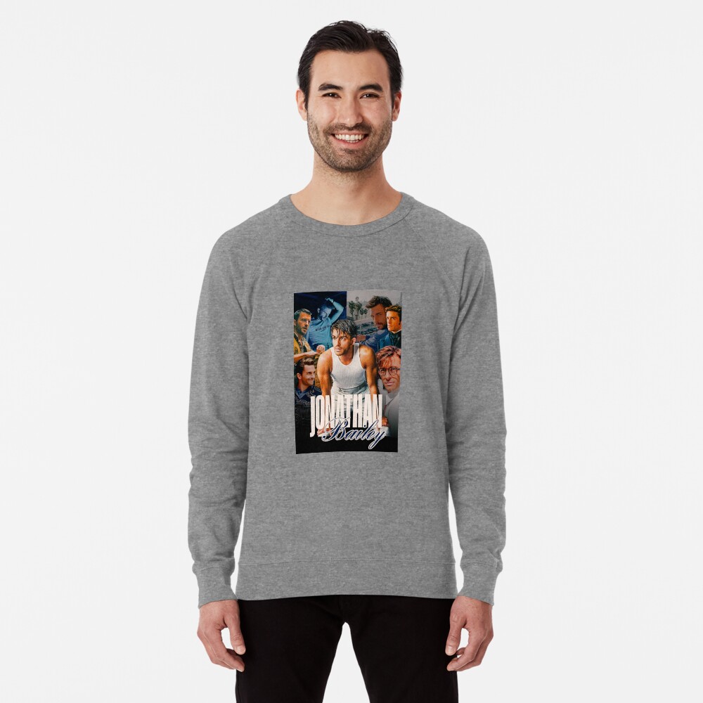 "Jonathan Bailey Collage Poster" Sticker by santisjara | Redbubble