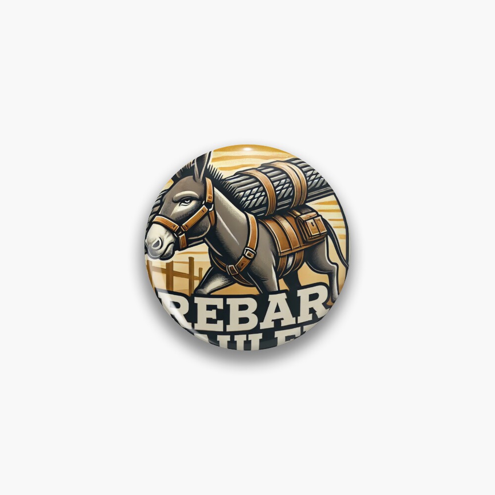 "Rebar Donkey" Sticker for Sale by Reinforced | Redbubble