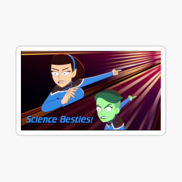 "Science Besties!" Sticker for Sale by mrburns78 | Redbubble