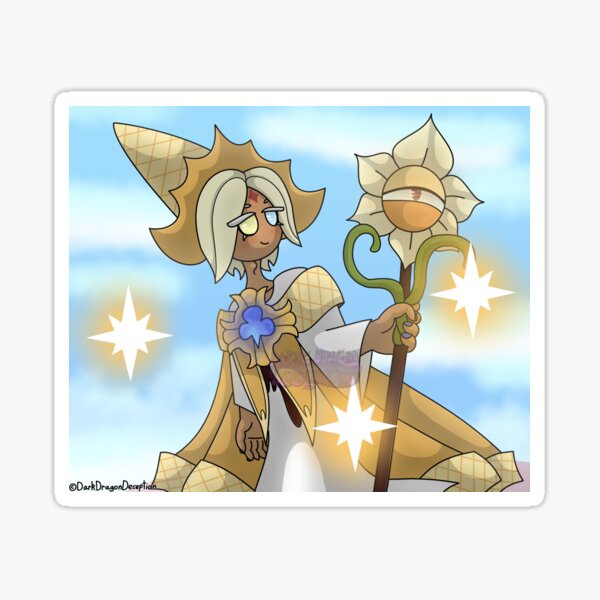 "Pure Vanilla Cookie (Cookie Run Kingdom)" Sticker for Sale by Clawort ...