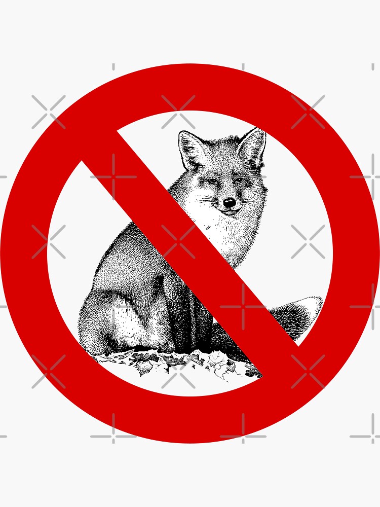 "No Fox Given Not Safe for Work" Sticker by CafePretzel | Redbubble