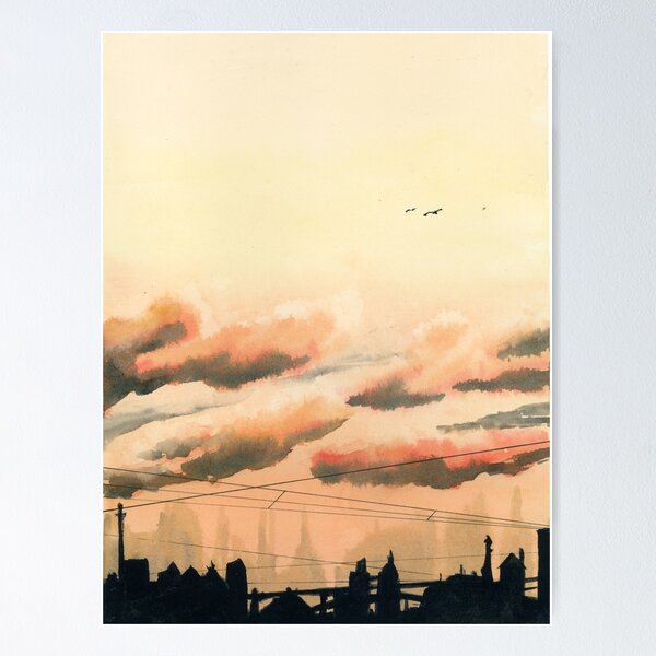 "Sunset City" Poster for Sale by OolongPrints | Redbubble