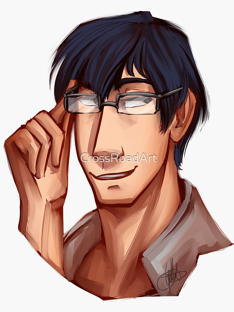 "Iida!" Sticker for Sale by CrossRoadArt | Redbubble