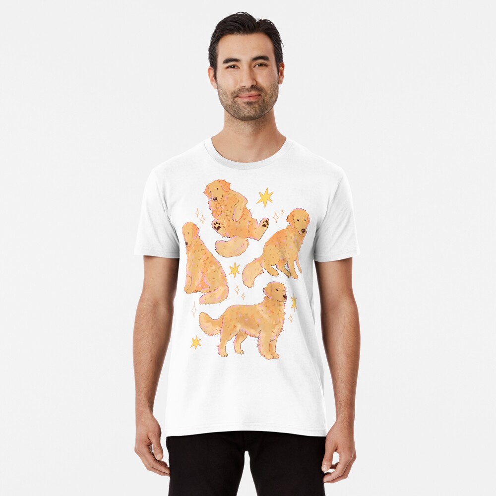 "Cute Golden Retriever Poses – Adorable Dog Illustration" Sticker for Sale by YaraCuteArt ...