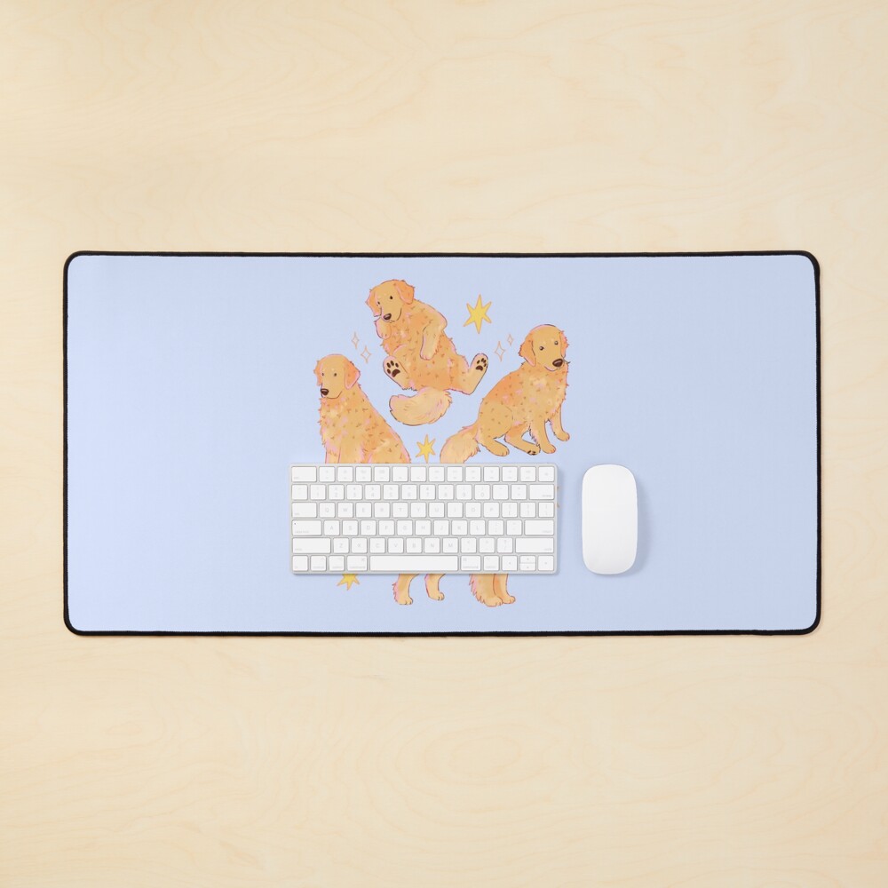 "Cute Golden Retriever Poses – Adorable Dog Illustration" Sticker for Sale by YaraCuteArt ...