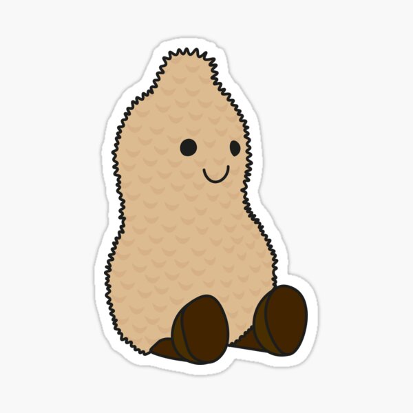 "Jellycat Amuseables Peanut" Sticker for Sale by Queen-Jellycat | Redbubble